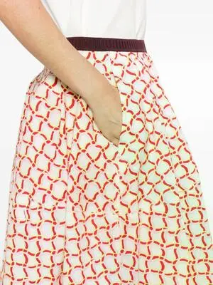 Marni Geometric Print Skirt