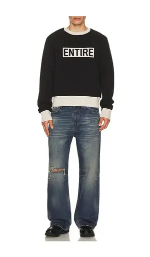 ENTIRE STUDIOS Contro Crew Sweatshirt - Black