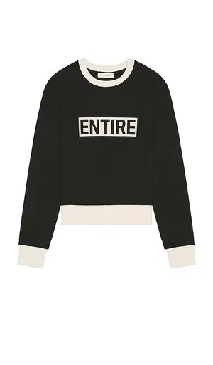 ENTIRE STUDIOS Contro Crew Sweatshirt - Black