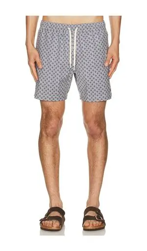 Faherty Brand All Day 6" Swim Trunks - Grey