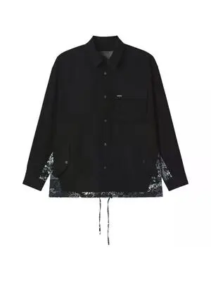 MUSIUM DIV. Paisley Panel Pocket Shirt