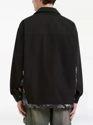 MUSIUM DIV. Paisley Panel Pocket Shirt