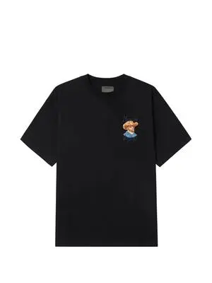 MUSIUM DIV. Portrait-print T-shirt - Black