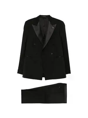 Tagliatore Double-breasted Suit - Black