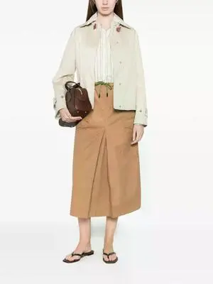 Herno Cargo Drawstring Skirt