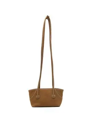 MARGESHERWOOD Topstitch Shopper Shoulder Bag - Brown