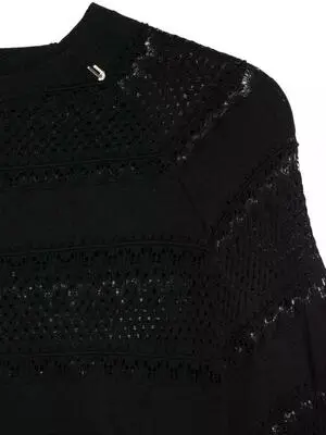 Liu Jo Crochet Knit Top