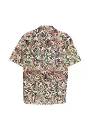 DANIELE ALESSANDRINI Leaf-print Shirt