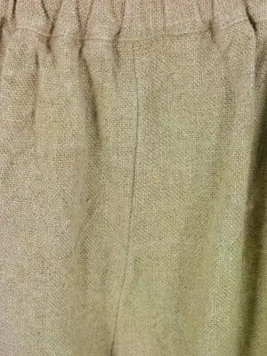 Comme Des Garçons Elasticated-waist Linen Trousers