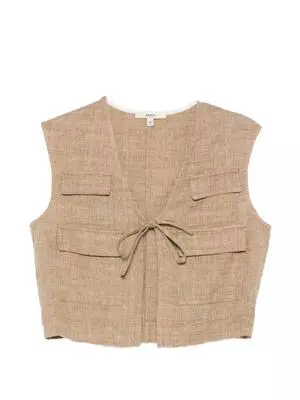 Barena Venezia Four-pocket Tie Vest - Neutrals