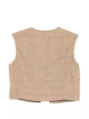 Barena Venezia Four-pocket Tie Vest - Neutrals