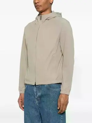 Paul & Shark Hooded Zip Jacket - Neutrals