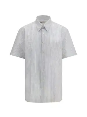 NAMACHEKO Cordelia Striped Short-sleeves Shirt - White