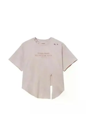 MUSIUM DIV. Distressed Relaxed-fit T-shirt