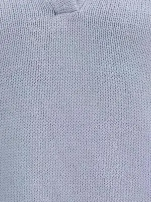 Gabriela Hearst Sohan Short-sleeved V-neck Sweater - Blue