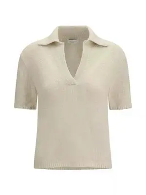 Gabriela Hearst Sohan V-neck Top - Neutrals