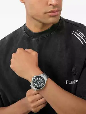 PLEIN SPORT 47mm Round Bracelet Watch - Black