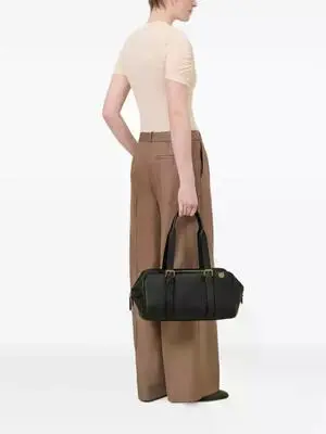 Mulberry Buckled-strap Boston Shoulder Bag - Black