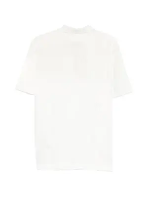 C.P. COMPANY Zip-up Polo Shirt - Neutrals