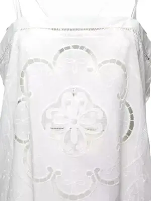 FRONT STREET 8 Floral Embroidered Sleeveless Top