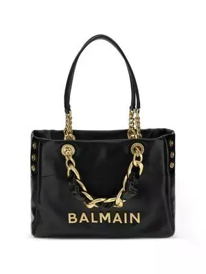 Balmain 1945 Soft Cabas Shoulder Bag - Black