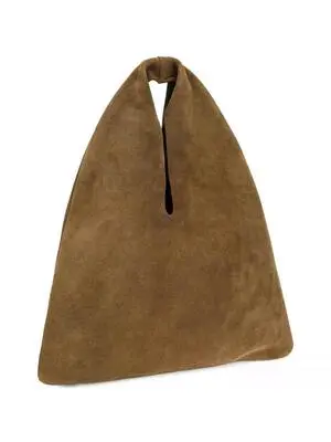 Manebí Louis Suede Shoulder Bag - Brown