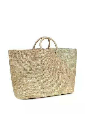 Manebí Maxi Saona Woven Tote Bag - Neutrals