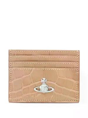 VIVIENNE WESTWOOD Orb Embossed Cardholder - Neutrals