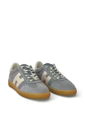 Hogan Logo Patch Sneakers - Blue