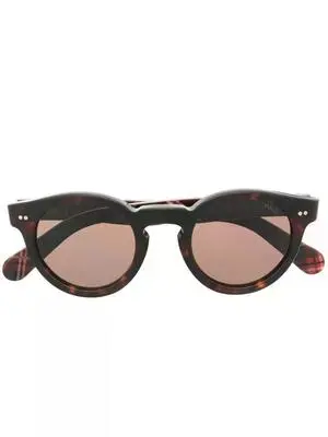 POLO RALPH LAUREN EYEWEAR Round Frame Sunglasses - Brown