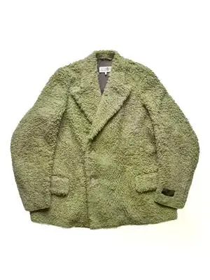 MAISON MARGIELA Hairy Fleece Blazer - Green