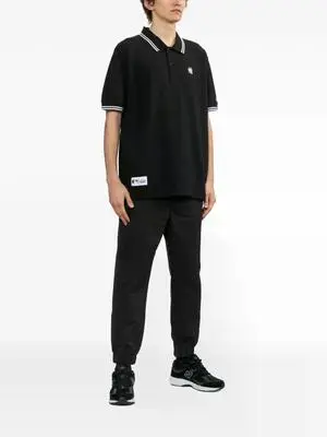 New Era Logo-patched Short-sleeve Polo Shirt