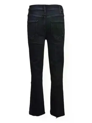 MOTHER The Hustler Frayed Jeans - Black