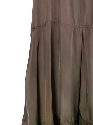 Aspesi Gathered Dress - Brown