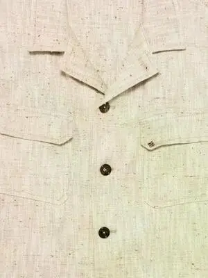 Tagliatore Button Pocket Shirt - Neutrals