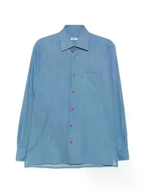 Kiton Patch-pocket Snap-button Shirt