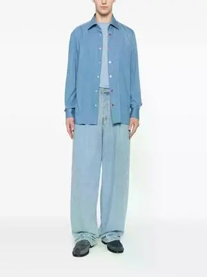 Kiton Patch-pocket Snap-button Shirt