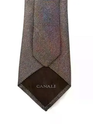 Canali Patterned Neck Tie