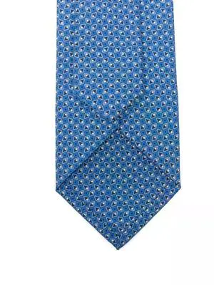 Canali Patterned Neck Tie