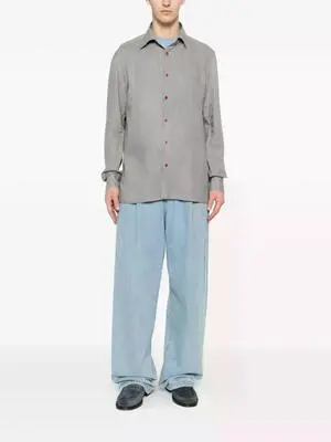 Kiton Snap-button Patch-pocket Shirt
