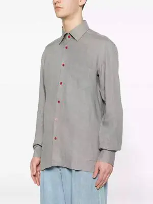 Kiton Snap-button Patch-pocket Shirt