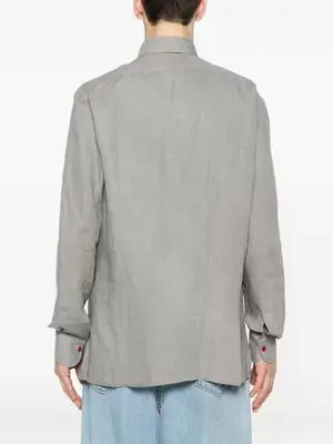 Kiton Snap-button Patch-pocket Shirt