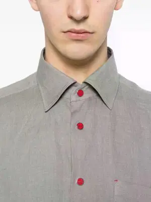 Kiton Snap-button Patch-pocket Shirt