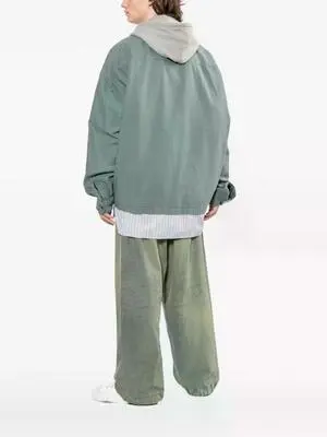 Mihara Yasuhiro Striped Hooded Jacket