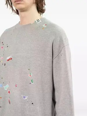 Mihara Yasuhiro Graphic-appliqué Sweater