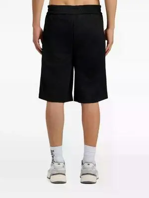 Palm Angels Logo-embroidered Track Shorts - Black