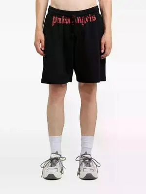 Palm Angels Sweat Shorts - Black