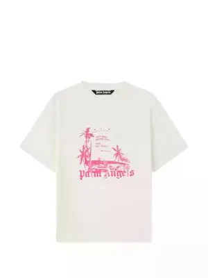 Palm Angels Palm Statement T-shirt - Neutrals