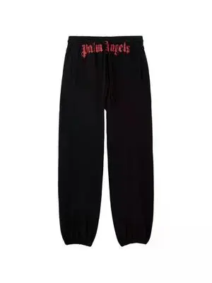 Palm Angels Waist Logo Track Pants - Black