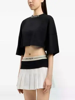 Palm Angels Cropped Logo T-shirt
